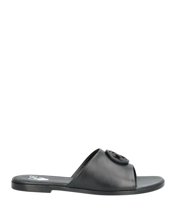 OFF-WHITE™ Soft Leather Slide Sandals