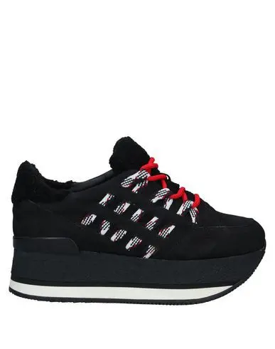 Hogan Leather Low-top Sneakers - Black