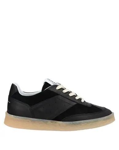 MAISON MARGIELA Leather Low-top Sneakers - Black