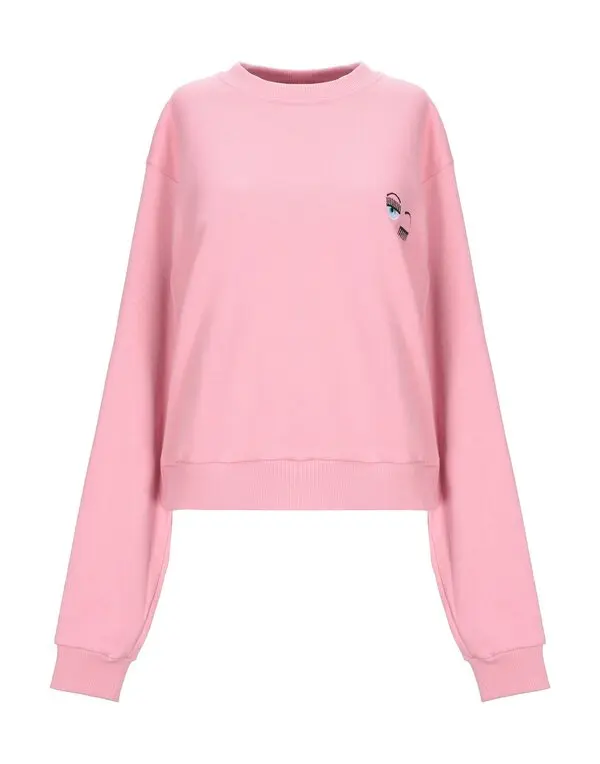 CHIARA FERRAGNI Embroidered Cotton Sweatshirt