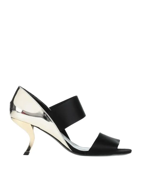 ROGER VIVIER Textile And Leather Sandals