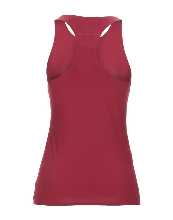 PINKO C-CLIQUE Jersey Tank Top - Burgundy