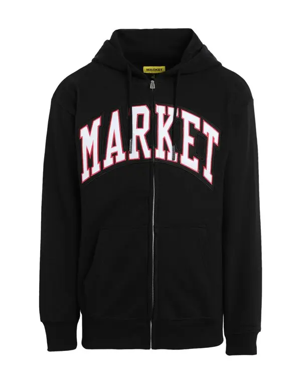 MARKET Arc Zip-up Hoodie - Black