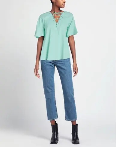 TRUSSARDI Jacquard Cupro Blend Top