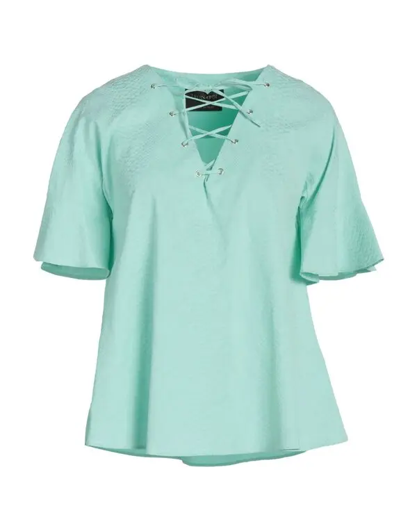 TRUSSARDI Jacquard Cupro Blend Top