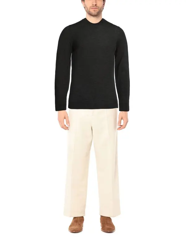 DRUMOHR Sweater Charcoal Size Super 140s Wool - Grey
