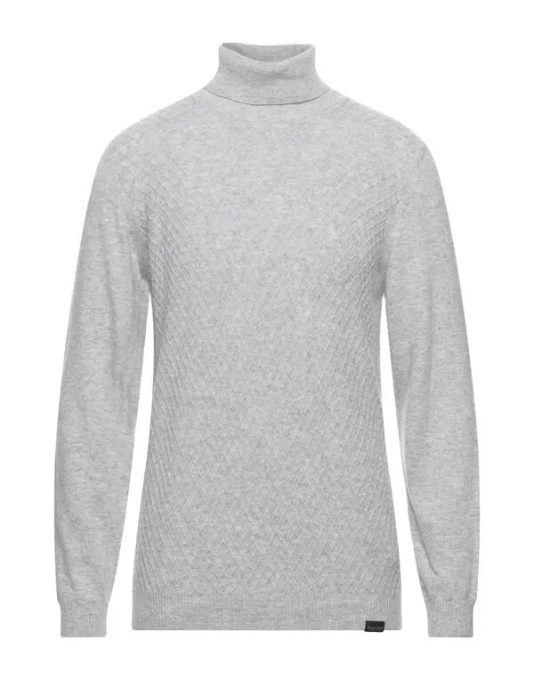 BROOKSFIELD Turtleneck Knit Top - Grey