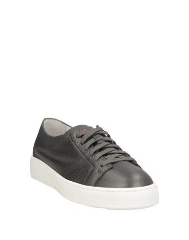 Santoni Leather Lace-up Sneakers