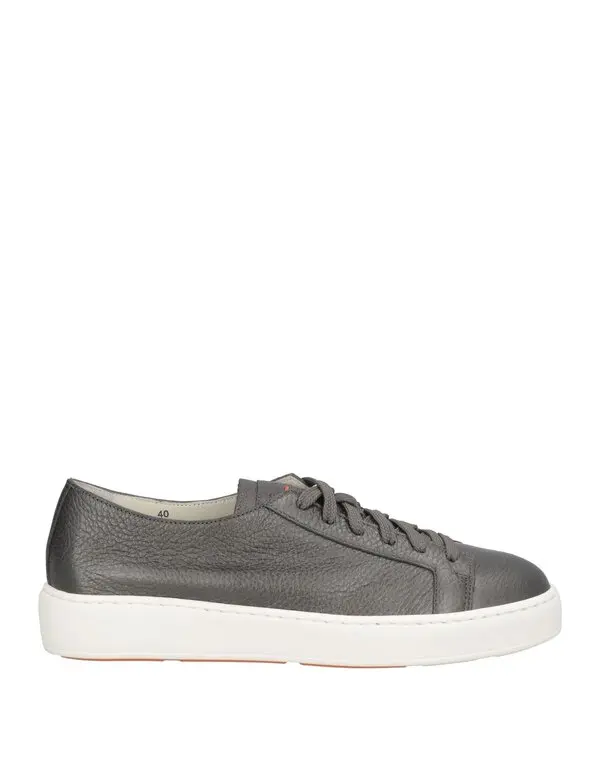 Santoni Leather Lace-up Sneakers