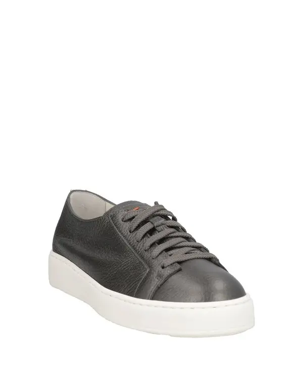 Santoni Leather Lace-up Sneakers