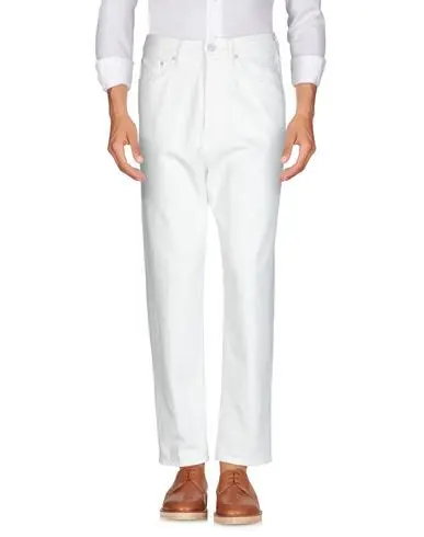 + PEOPLE People Pants Size Cotton - White