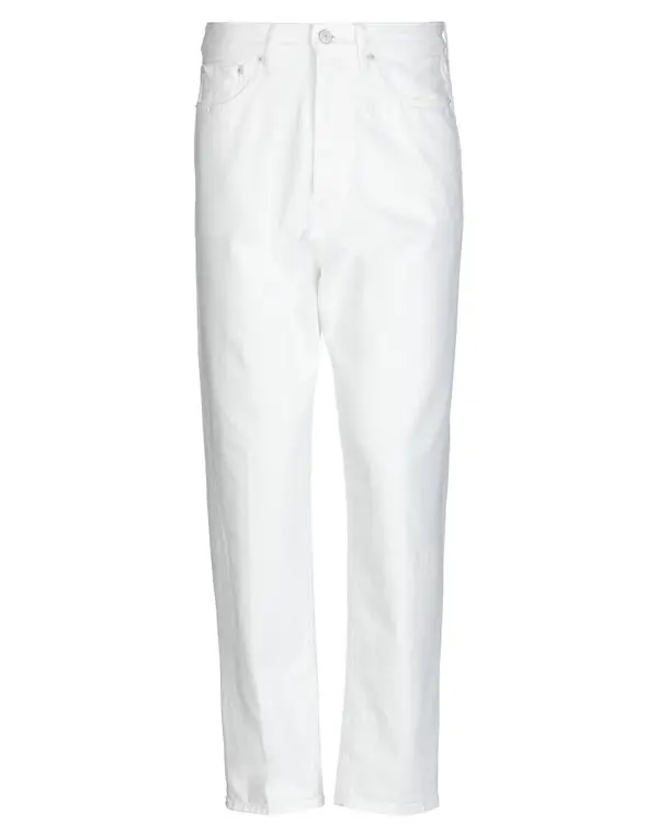+ PEOPLE People Pants Size Cotton - White