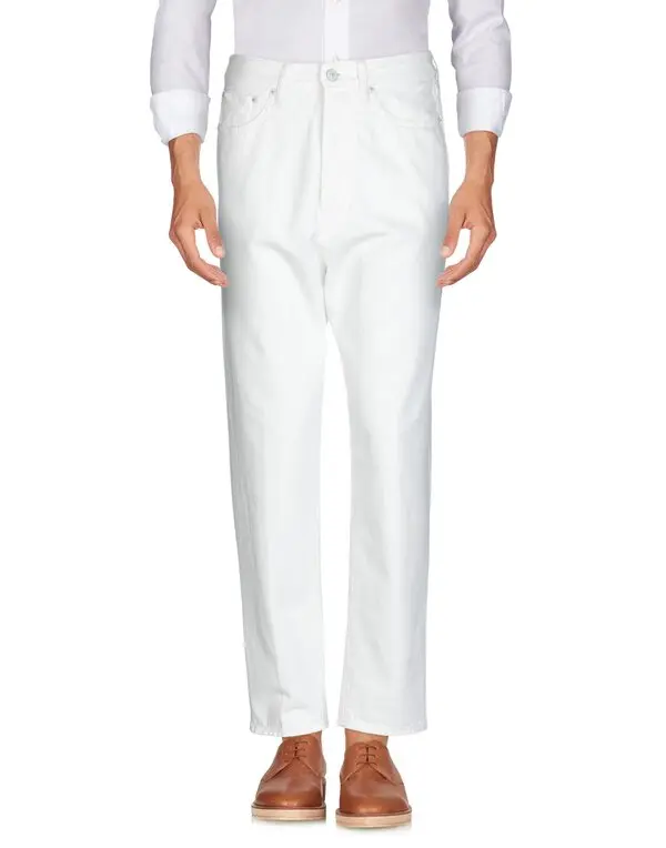 + PEOPLE People Pants Size Cotton - White