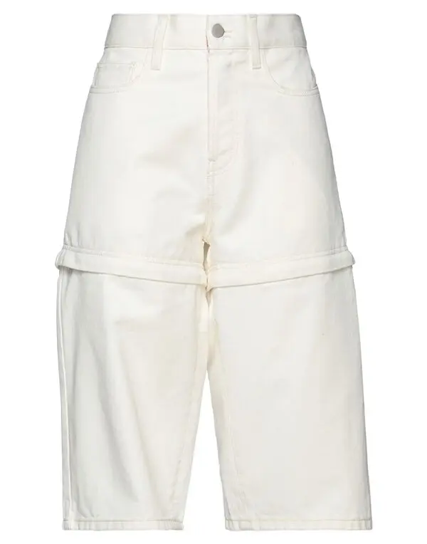 CIRCUS HOTEL Denim Culottes - Ivory