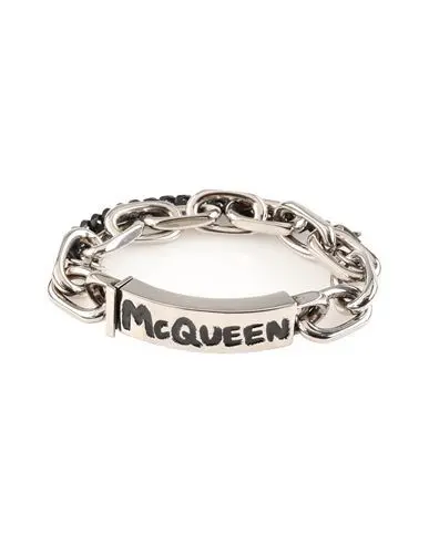 Alexander McQueen Metal Bracelet - Silver