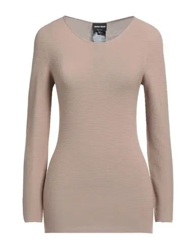 Giorgio Armani Light Viscose Blend Sweater - Sand