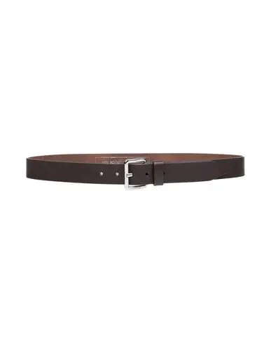 Neil Barrett Leather Belt With Buckle - Brown
