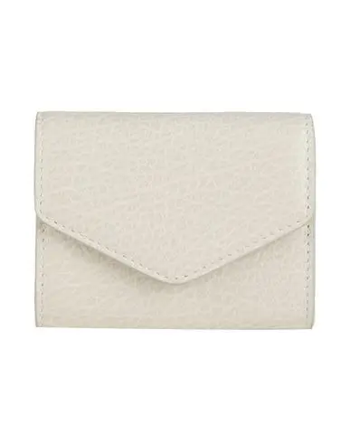 MAISON MARGIELA Wallet Ivory Cow Leather - White