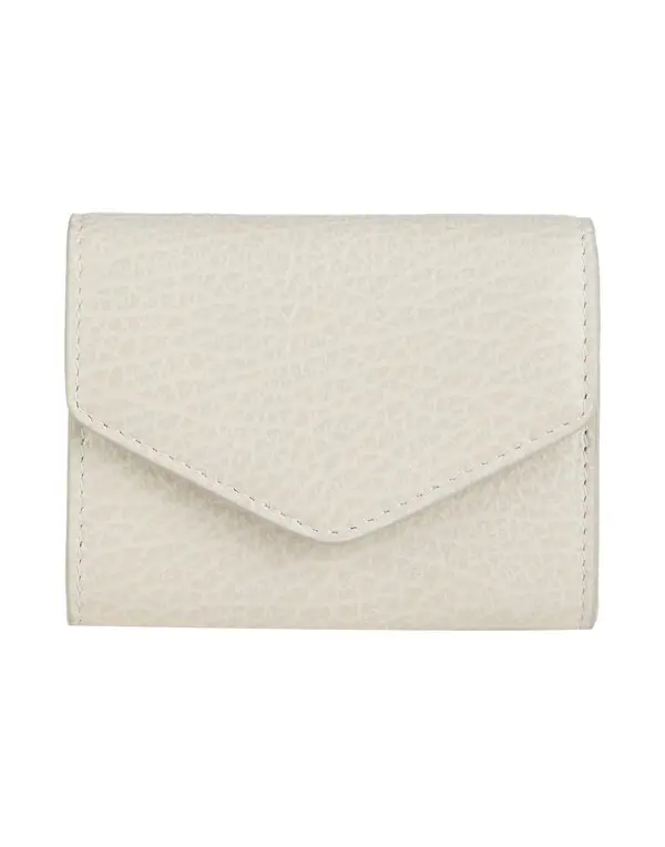 MAISON MARGIELA Wallet Ivory Cow Leather - White