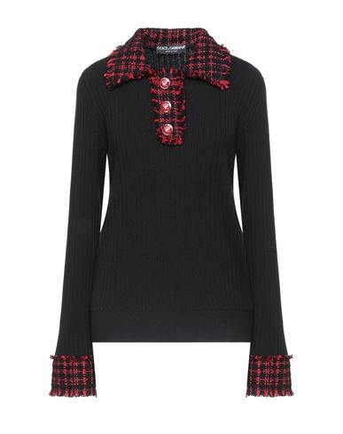 Dolce & Gabbana Sweater Size Virgin Wool, Alpaca Wool, Wool, Polyamide - Black