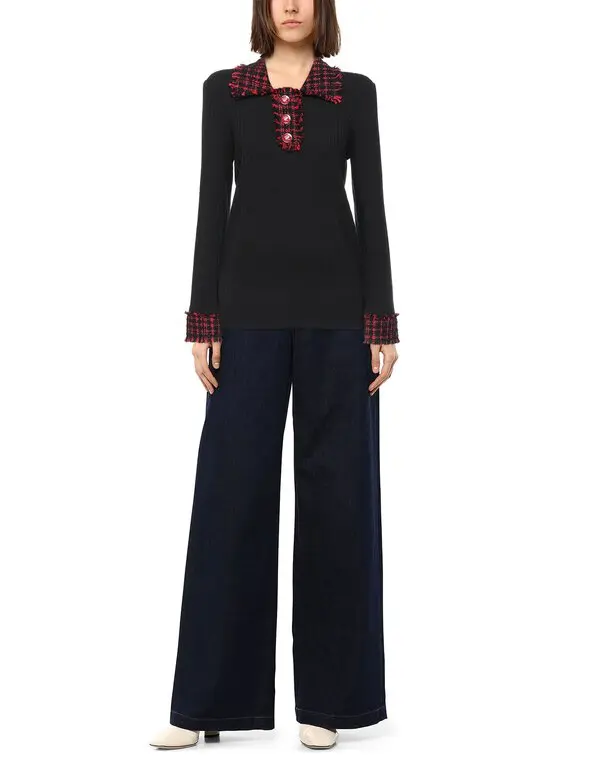 Dolce & Gabbana Sweater Size Virgin Wool, Alpaca Wool, Wool, Polyamide