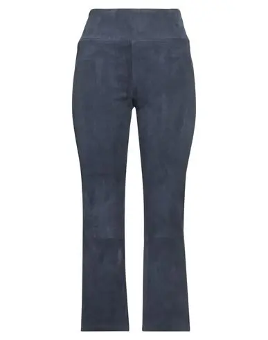 Sprwmn Lambskin Bootcut Pants - Navy