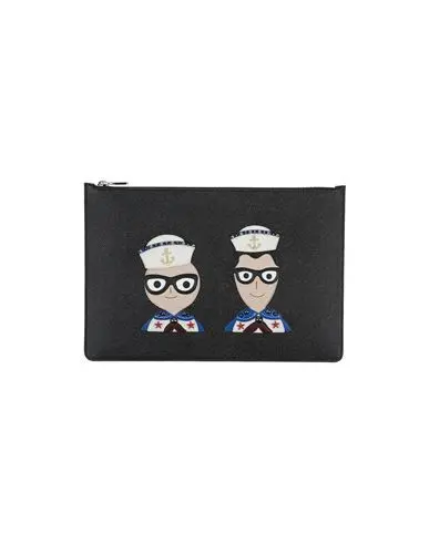Dolce & Gabbana Calfskin Pouch - Black