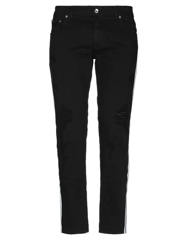 Dolce & Gabbana Straight-leg Jeans With Distressed Details