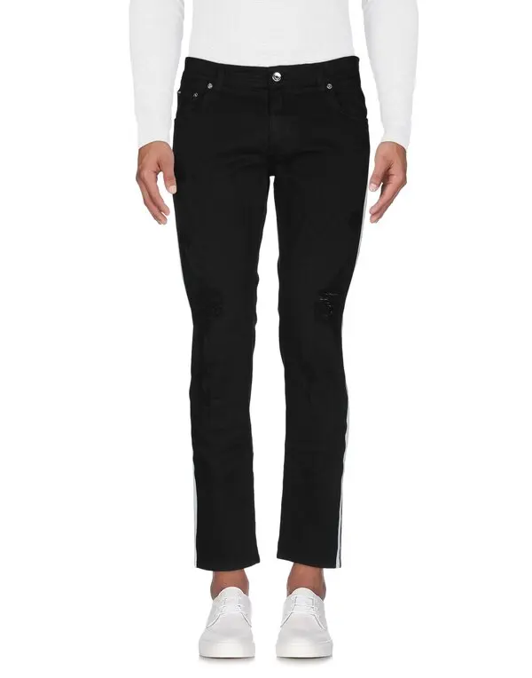 Dolce & Gabbana Straight-leg Jeans With Distressed Details