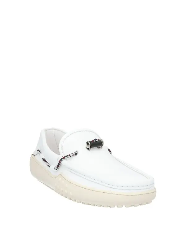 TOD'S Leather Loafers - White