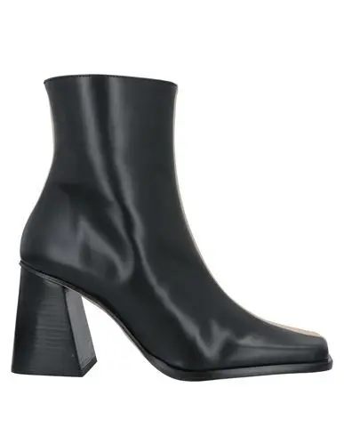 ALOHAS Two-tone Leather Ankle Boots