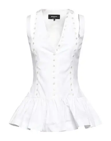 Rochas Peplum Top - White