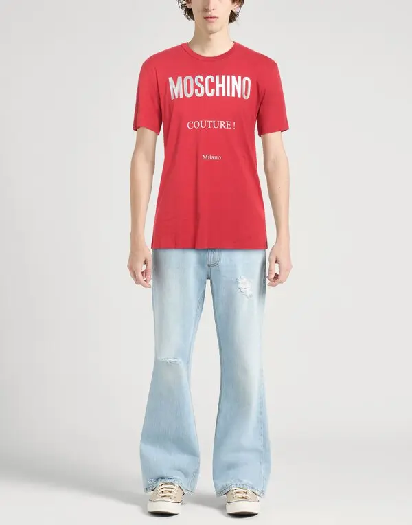Moschino Couture T-shirt Pastel Size Cotton - Red