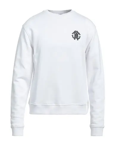 Roberto Cavalli Cotton French Terry Sweatshirt - White