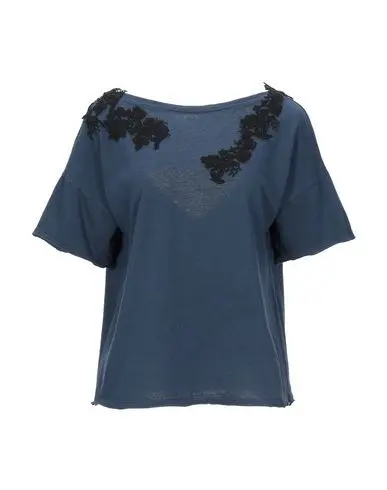 P JEAN P.jean T-shirt With Appliqués - Dark Blue