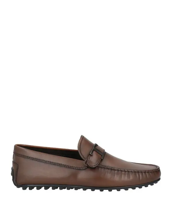 TOD'S Leather Loafers - Brown