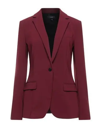 Theory Light Triacetate Blazer - Maroon