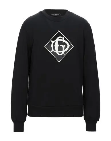 Dolce & Gabbana Cotton-silk Sweatshirt - Black