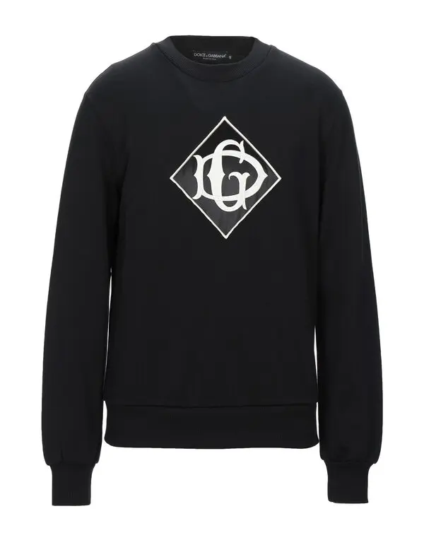 Dolce & Gabbana Cotton-silk Sweatshirt - Black