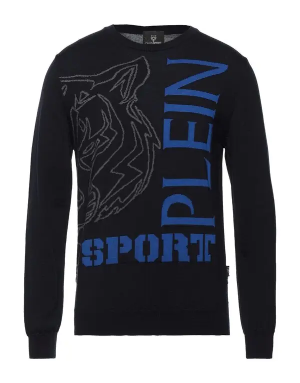 PLEIN SPORT Merino Wool Sweater - Blue