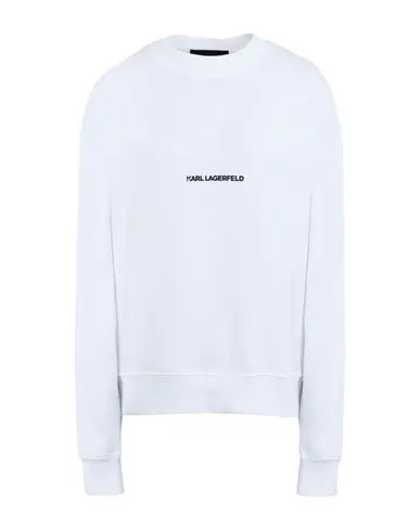 Karl Lagerfeld Organic Cotton Logo Sweatshirt - White