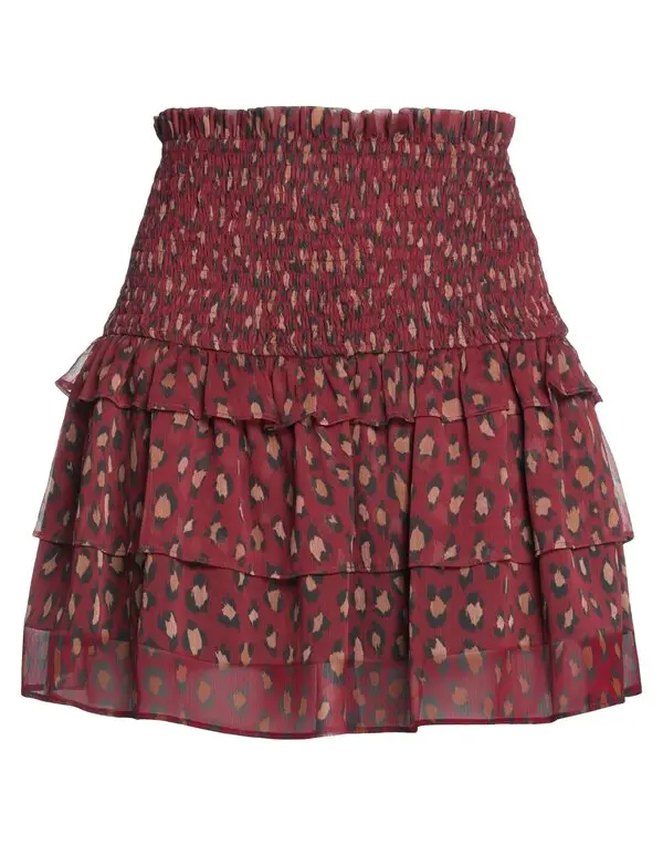 TWINSET Leopard-print Mini Skirt