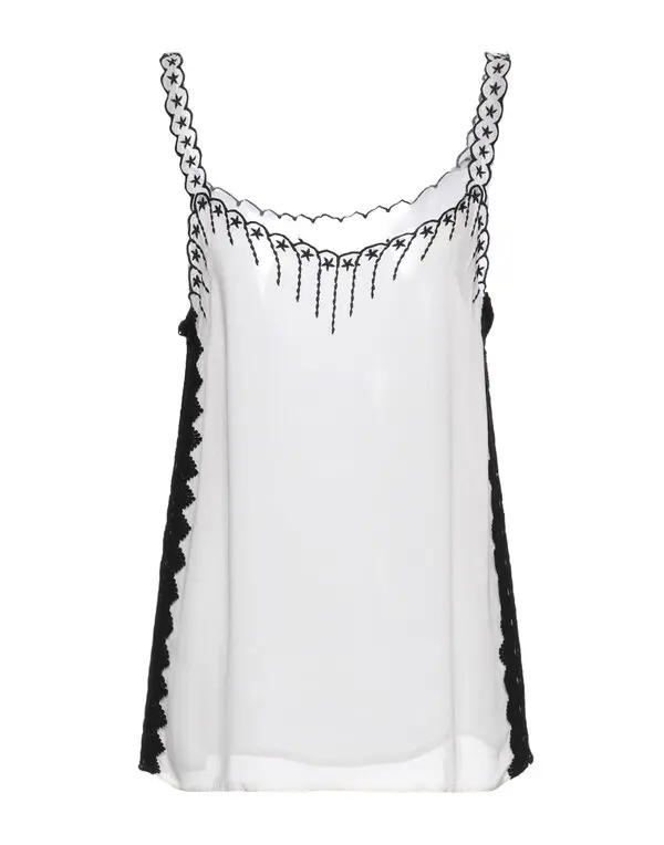 Pinko Viscose-blend Camisole With Lace Details