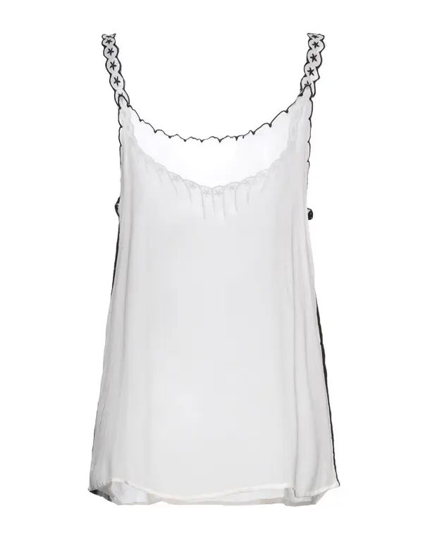 Pinko Viscose-blend Camisole With Lace Details