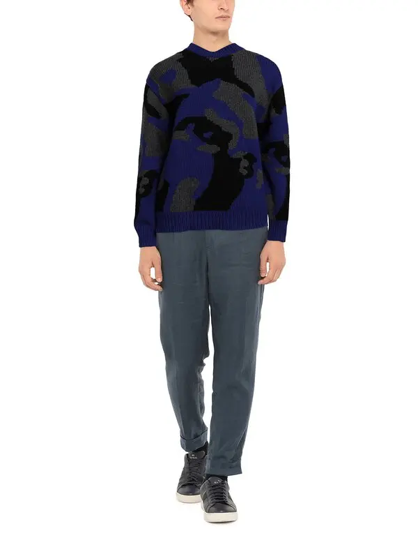 LES HOMMES Bright Virgin Wool Sweater