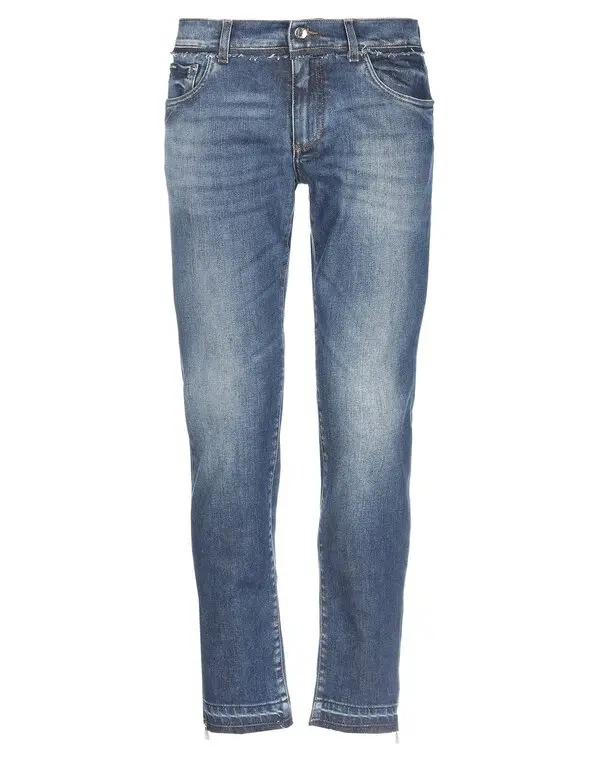 Dolce & Gabbana Cotton-blend Tapered Jeans