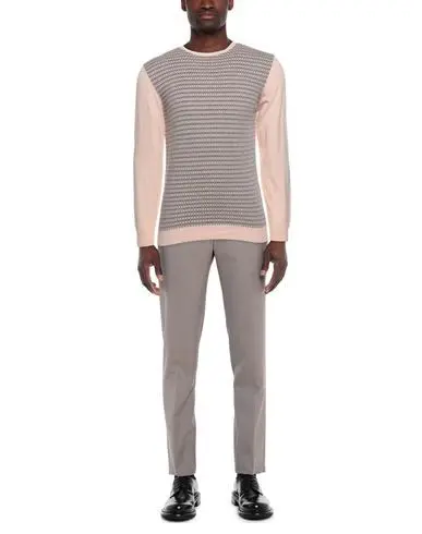 CC COLLECTION CORNELIANI Sweater In Cotton With Jacquard Pattern