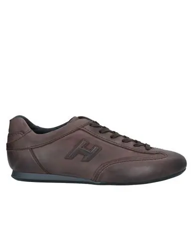 Hogan Leather Low-top Sneakers - Brown