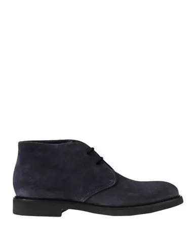 DOUCAL'S Ankle Boots Midnight Size Calfskin - Blue
