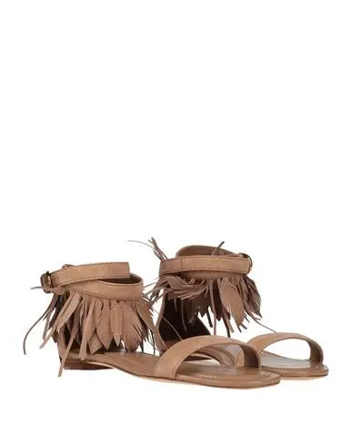 TOD'S Leather Sandals - Beige
